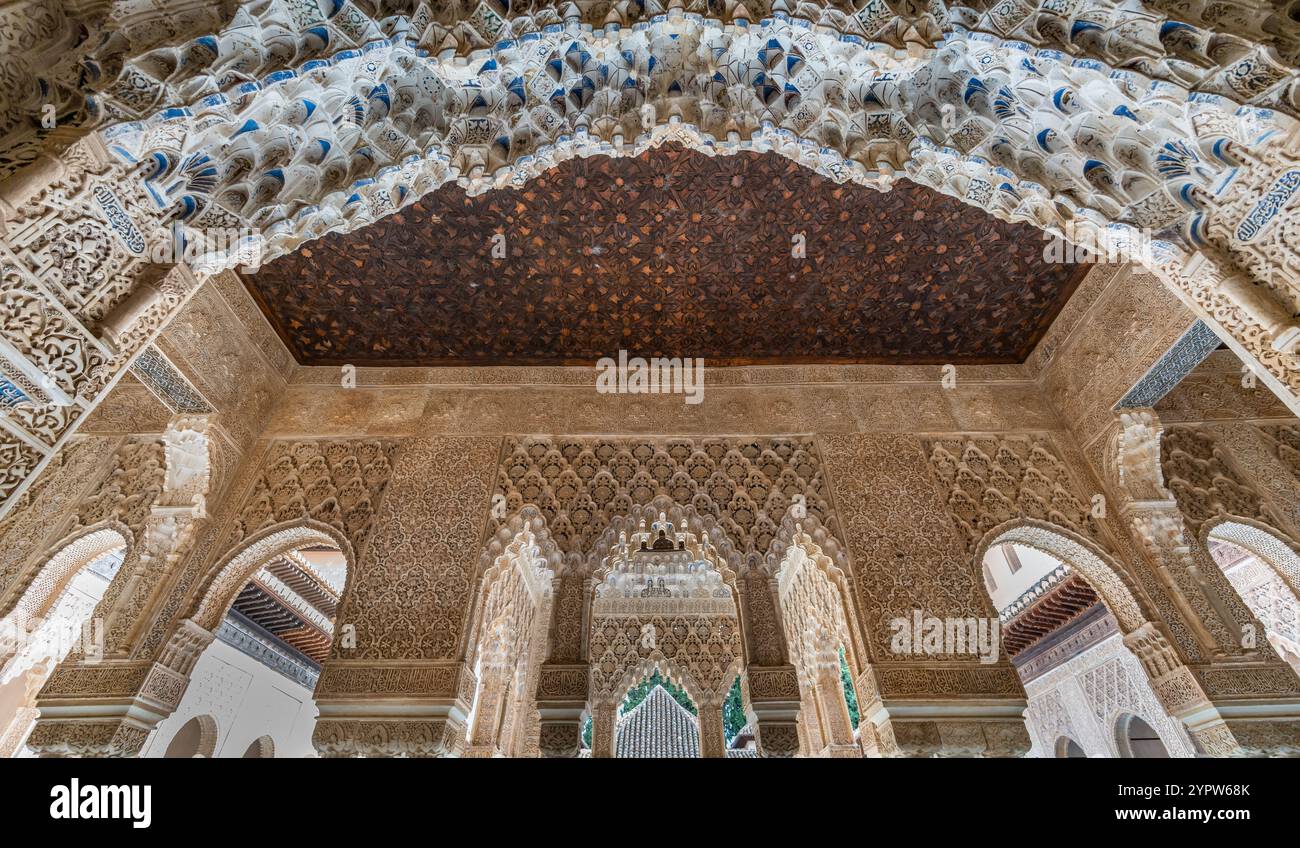 Granada, Spain - November 22, 2022 : Alhambra Palace Patio of the Lions ...