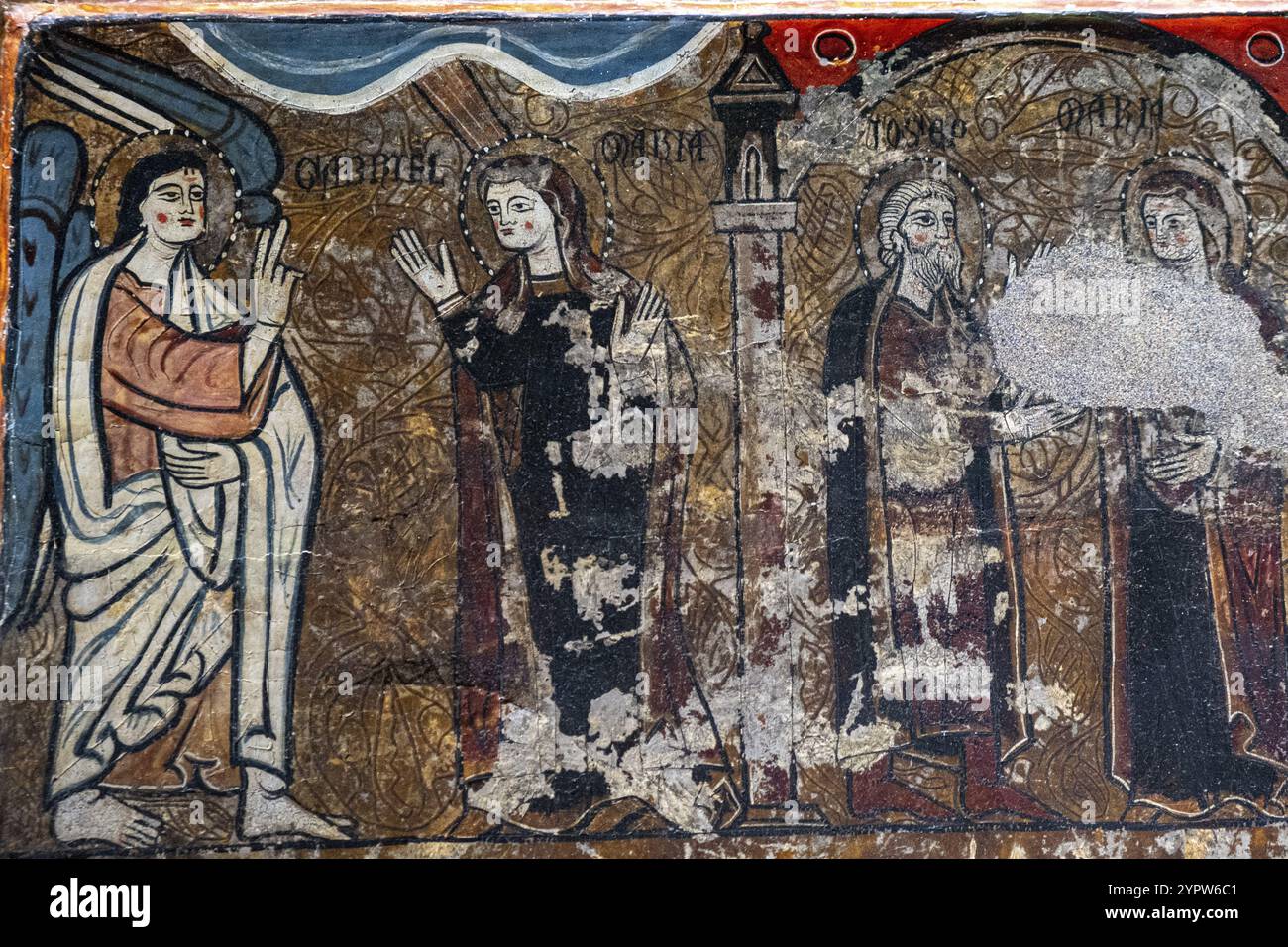 Annunciation of the archangel Saint Gabriel and marriage of Saint ...