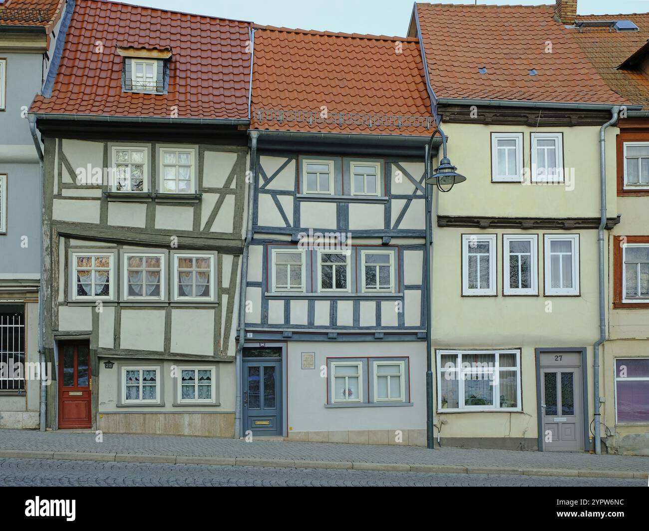 Lean to: Half-timbered houses in the historic old town of Bad ...