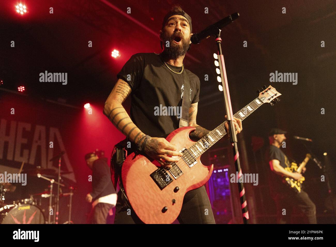 Adrian Estrella, singer and guitarist of Zebrahead live on Friday Night ...