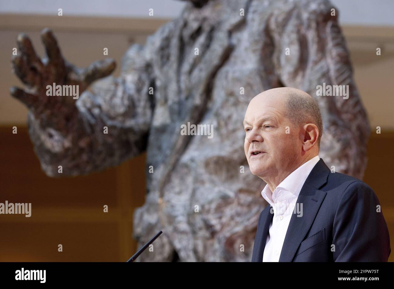 Berlin, Germany - 30 November 2024: Olaf Scholz, Federal Chancellor and ...