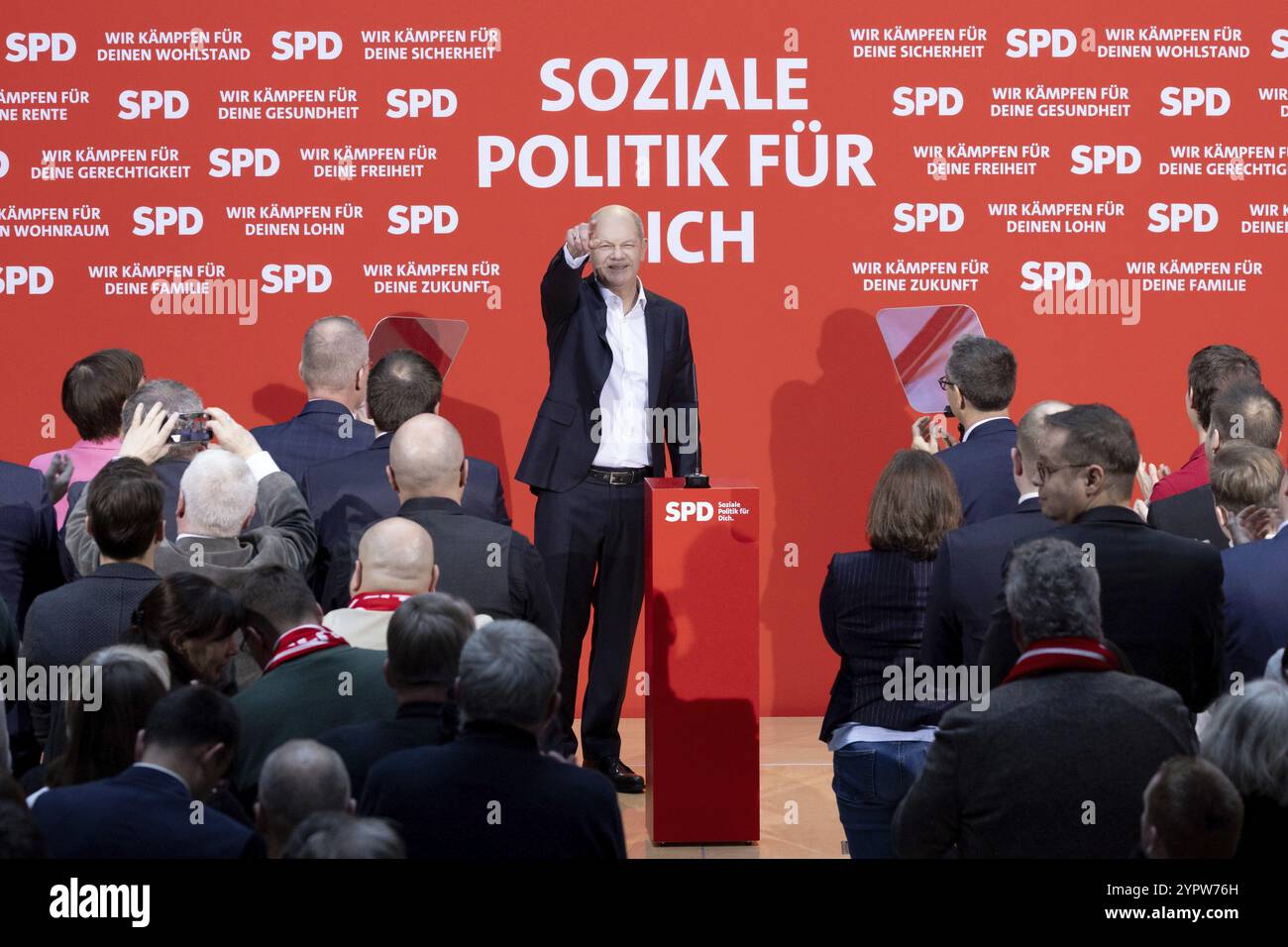 Berlin, Germany - 30 November 2024: Olaf Scholz, Federal Chancellor and ...