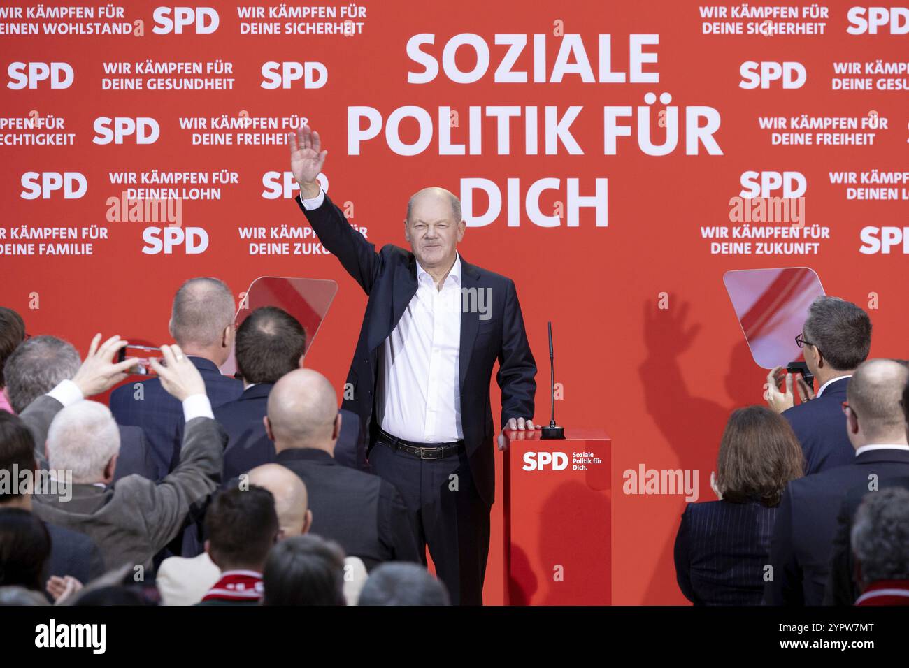 Berlin, Germany - 30 November 2024: Olaf Scholz, Federal Chancellor and ...