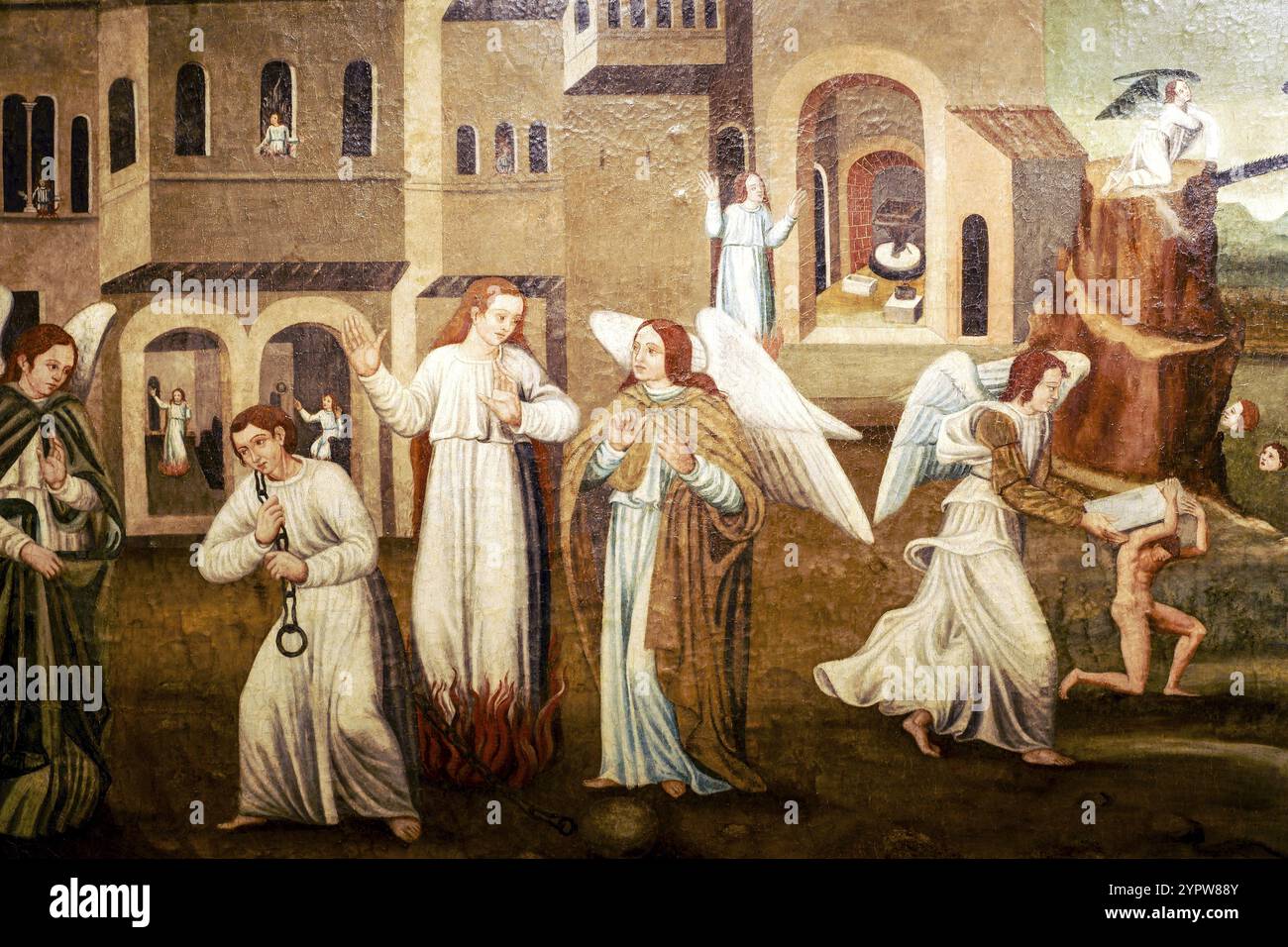 Bridge of Purgatory/Entrance to heaven and hell (16th century) Mateu ...