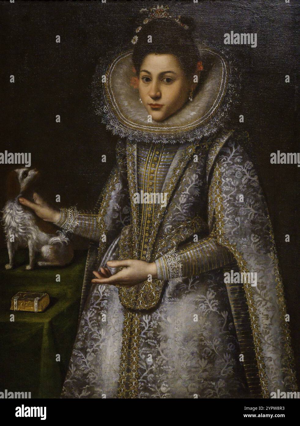 Girl with dog and prayer book, Ottavio Leon, Nins, portraits of children s. XVI-XIX, Sa Bassa ...