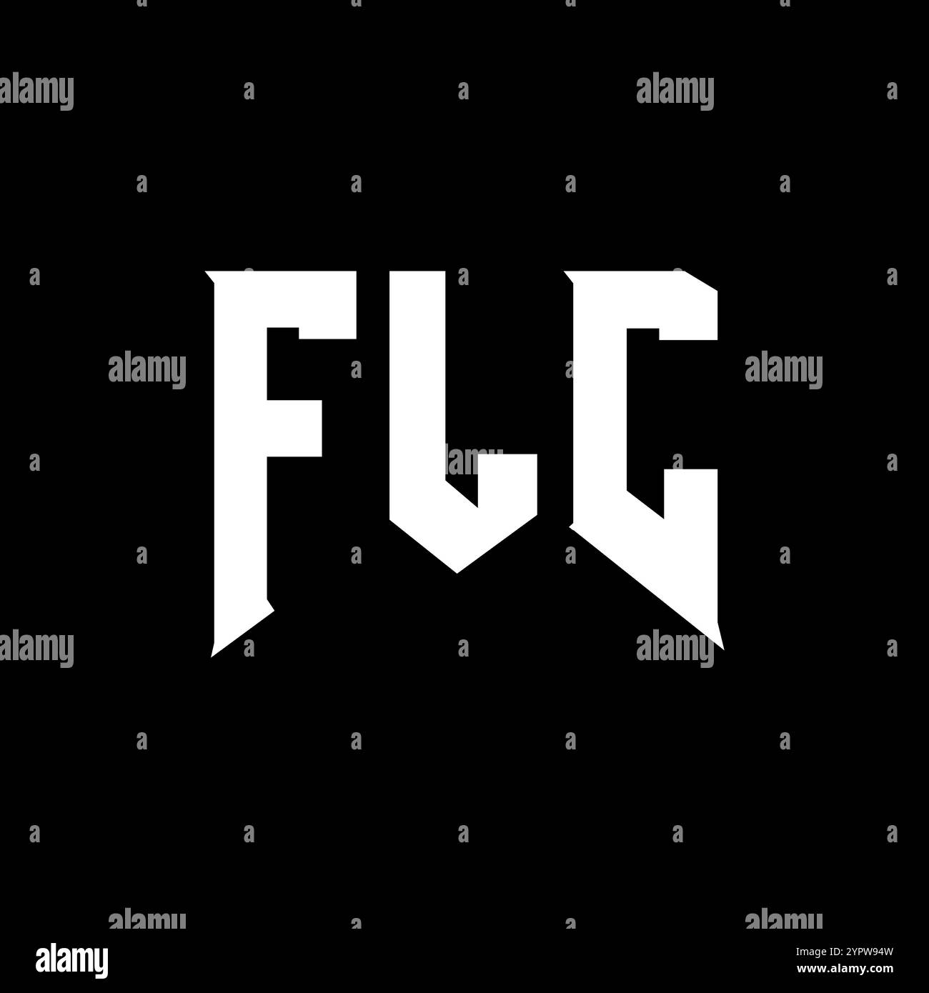 FLC letter logo design for technology company. FLC logo design black ...