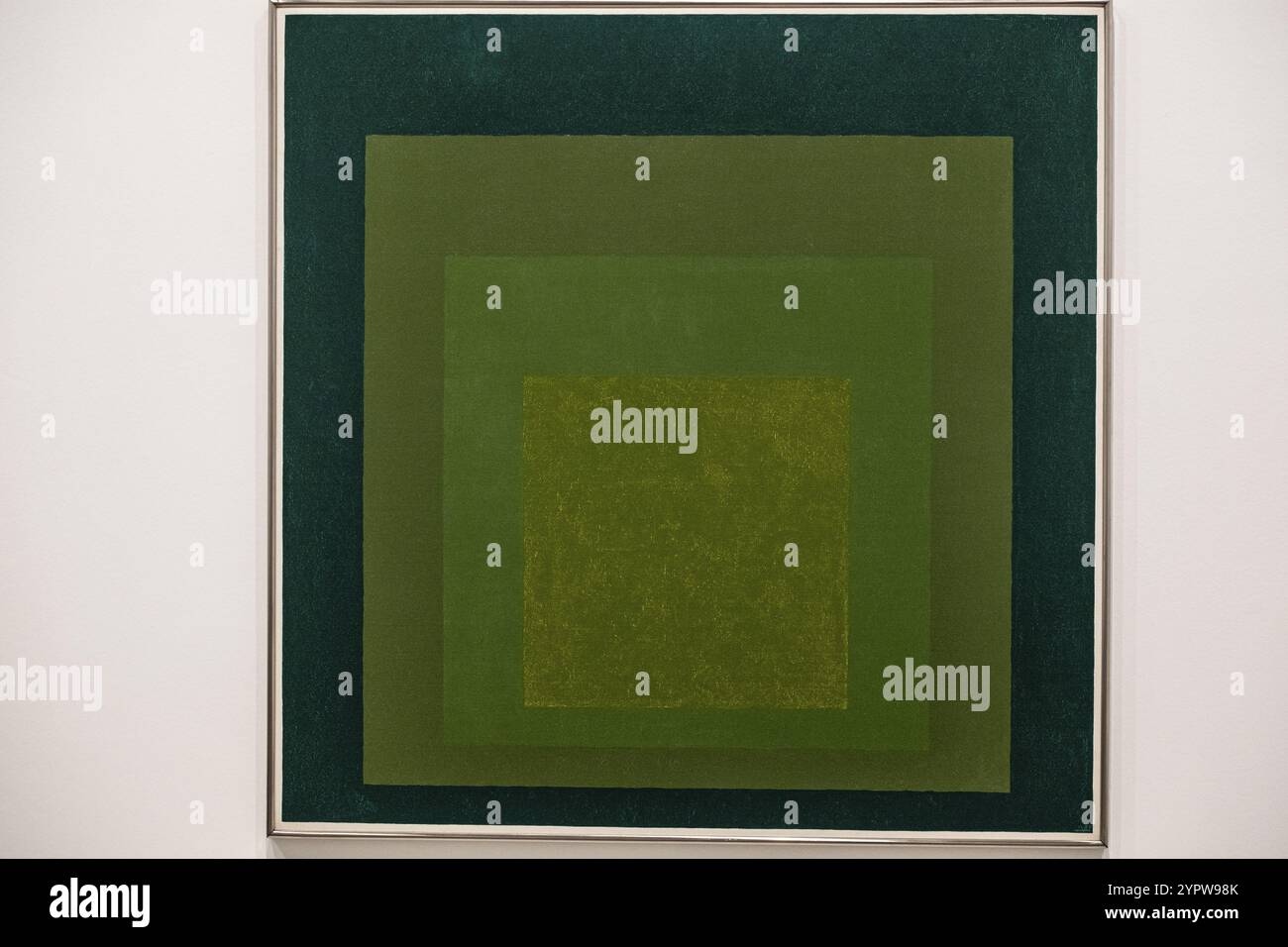 Color Study for Homage to the Square, on guard, 1952, oil on masonite ...