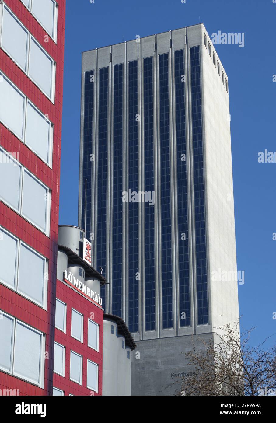 Contemporary buildings in Zurich, Switzerland: The famous Swissmill ...