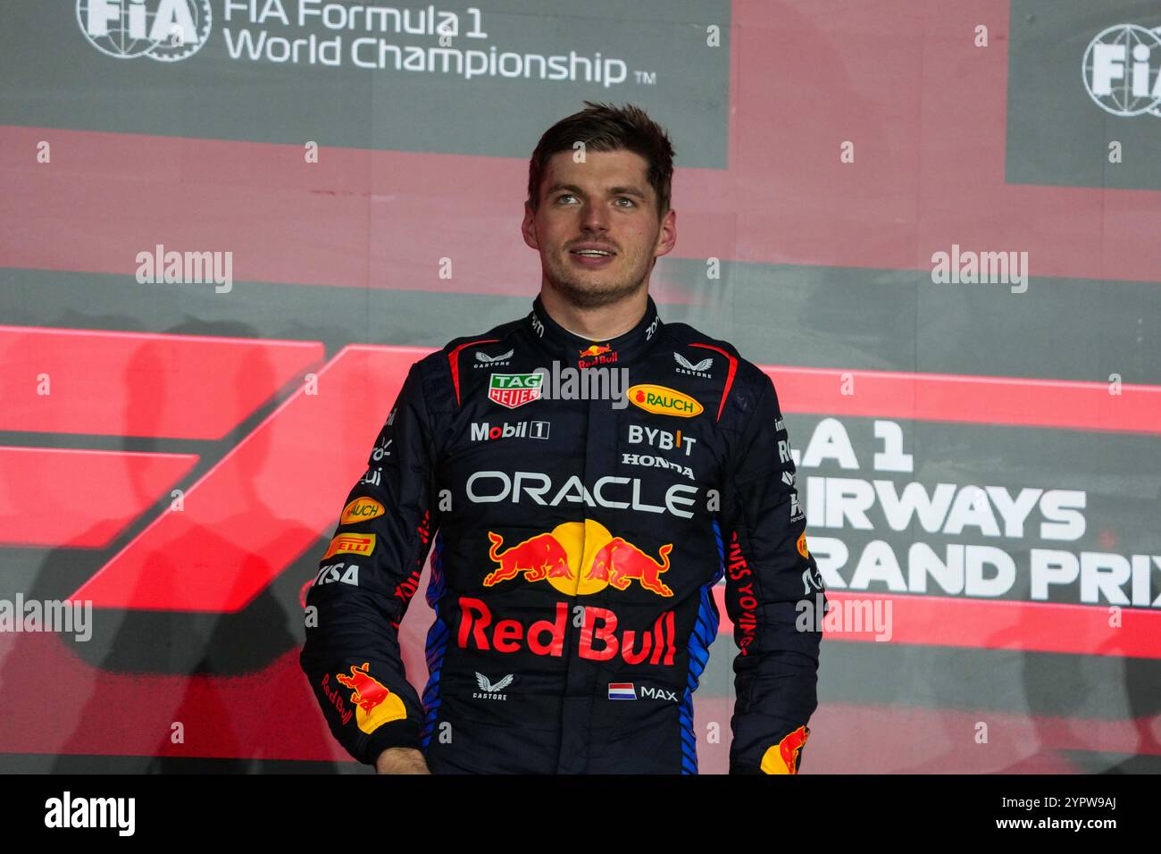 Podium with Max Verstappen (NED) - Oracle Red Bull Racing - Red Bull ...