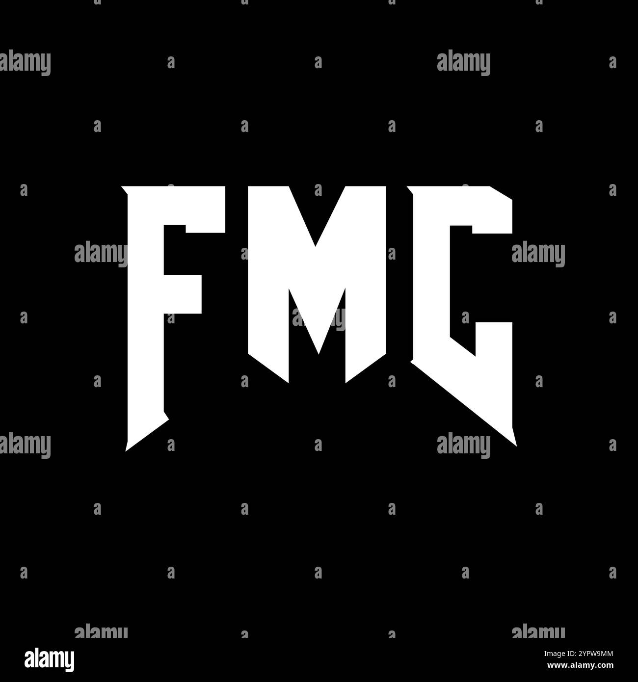 FMC letter logo design for technology company. FMC logo design black ...