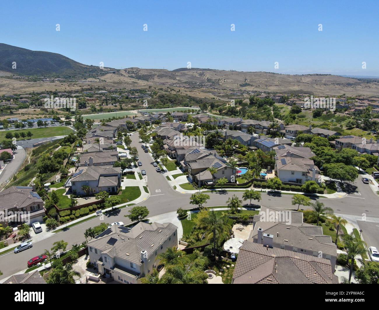 American housing area luxury villas hi-res stock photography and images ...