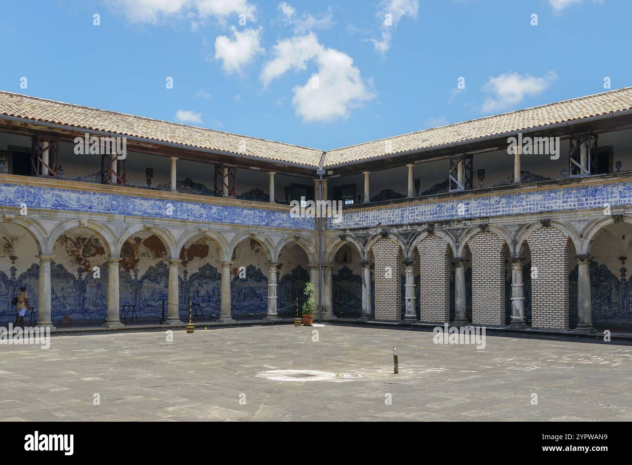 Inside the Sao Francisco Church and Convent of Salvador, located in the ...