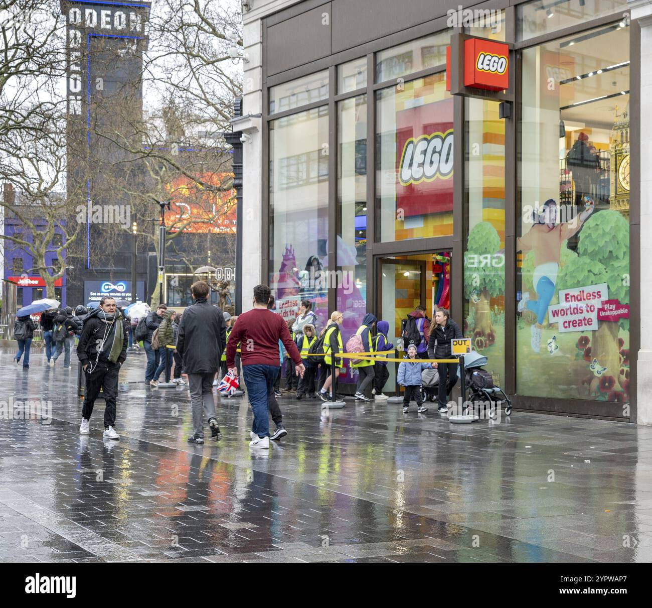 London, UK, March 22, 2024 : The LEGO Store, Leicester Square, London ...