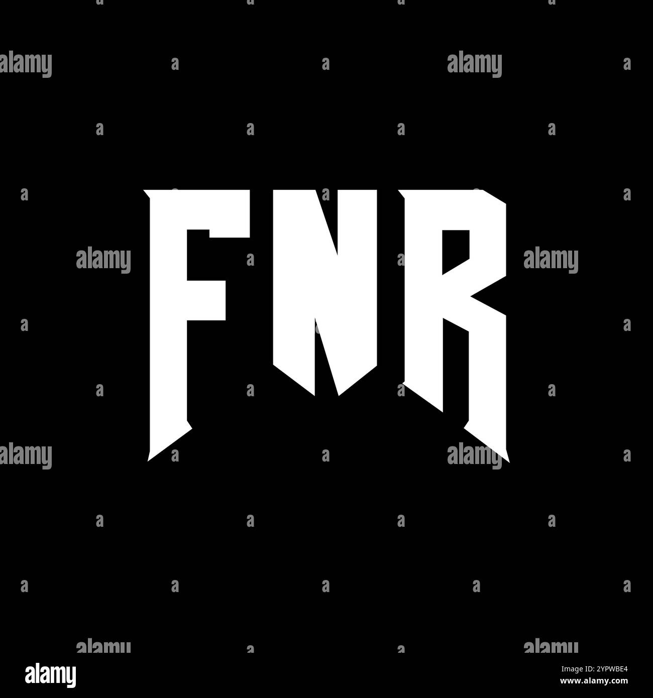 FNR letter logo design for technology company. FNR logo design black ...
