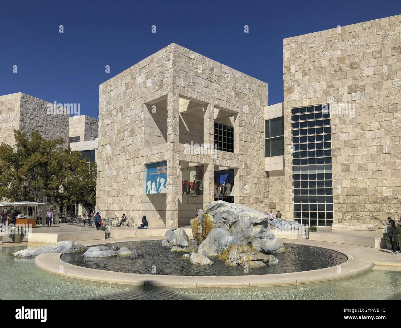The Getty Center museum in Los Angeles California USA was designed by ...