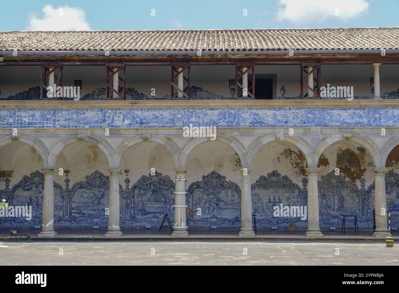 Inside the Sao Francisco Church and Convent of Salvador, located in the ...