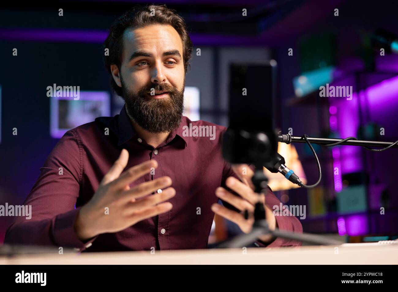 Asmr content creator using hi-res stock photography and images - Alamy