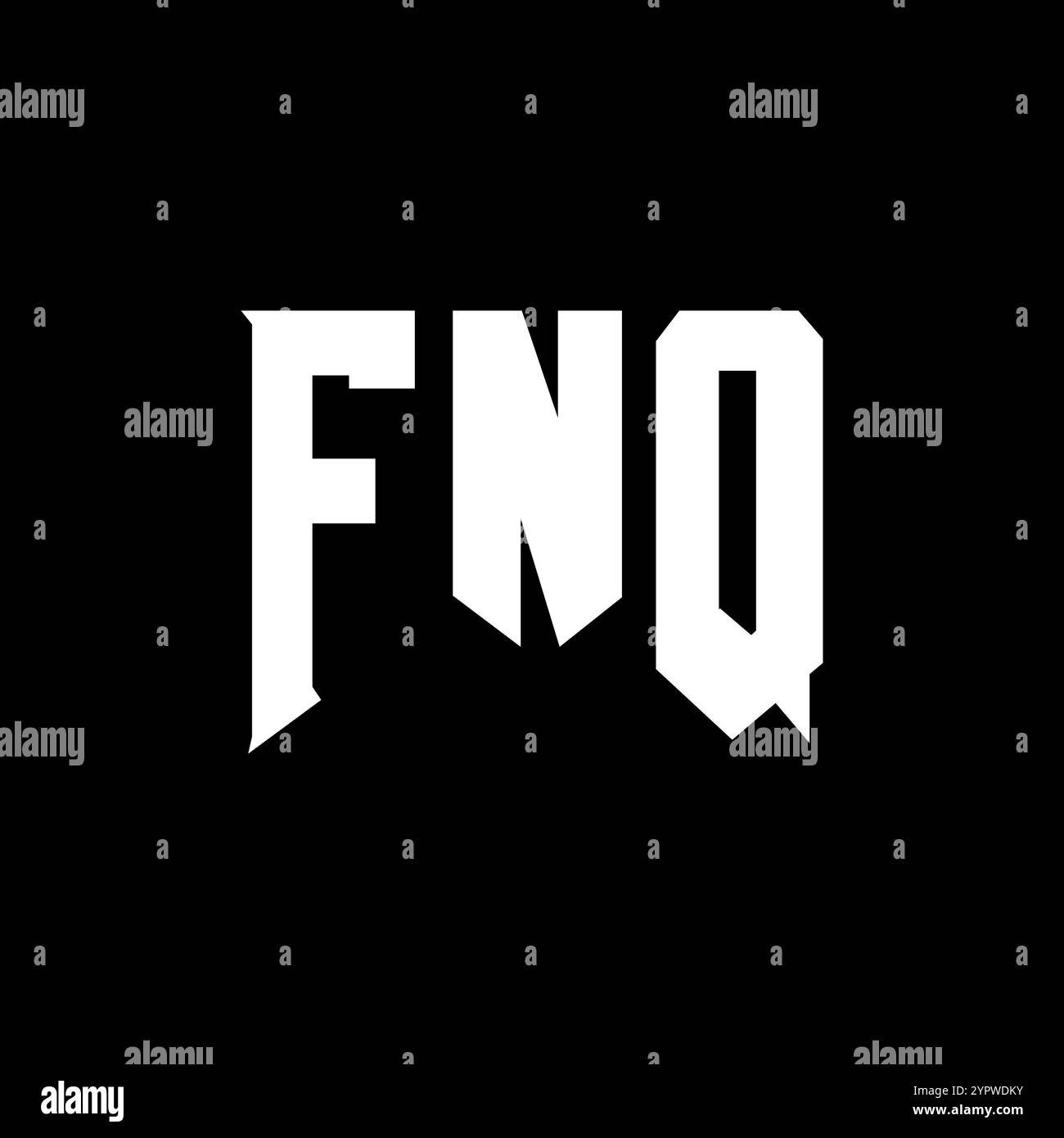 Fnq font Stock Vector Images - Alamy