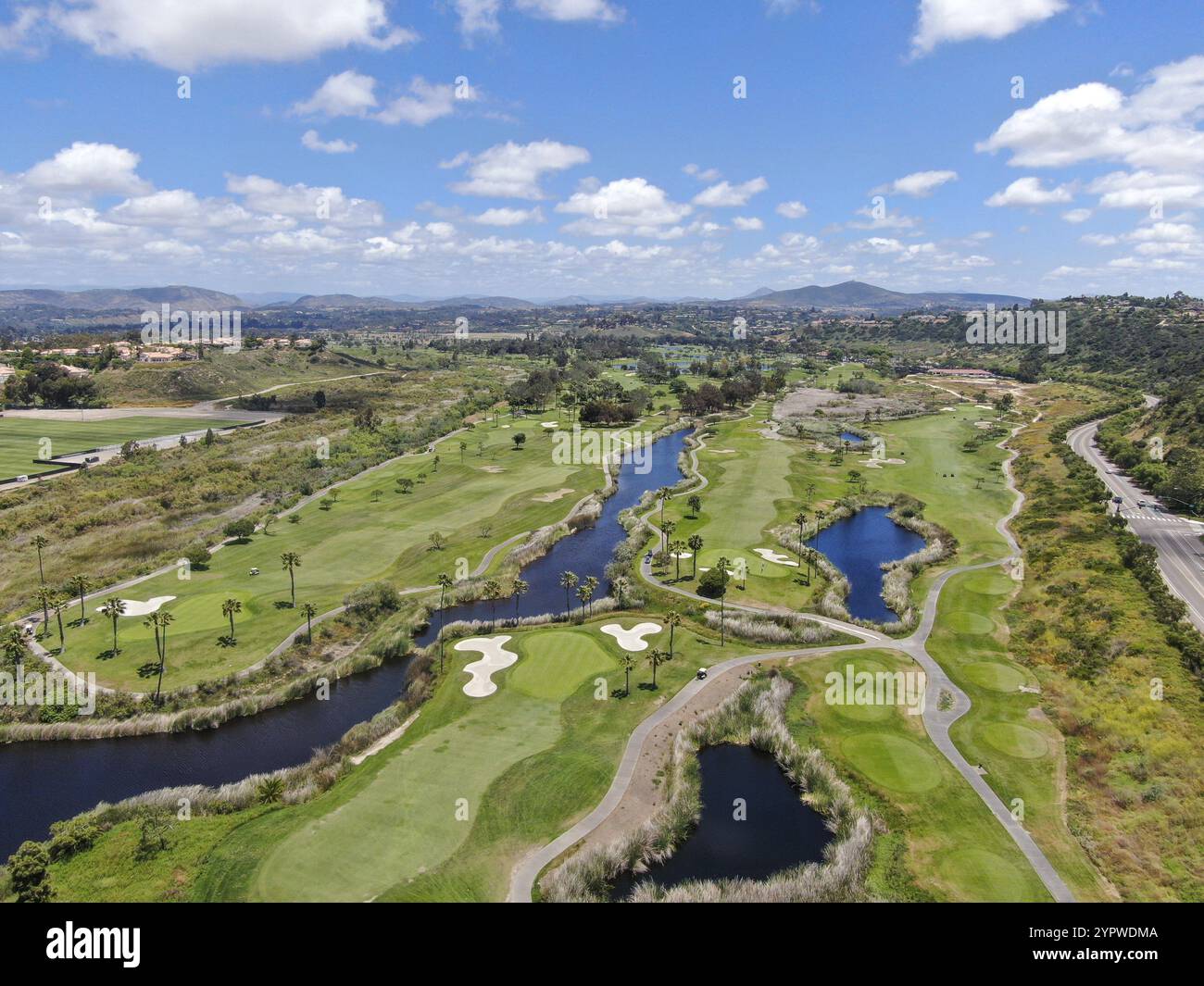 Golf course eye bird view hi-res stock photography and images - Alamy