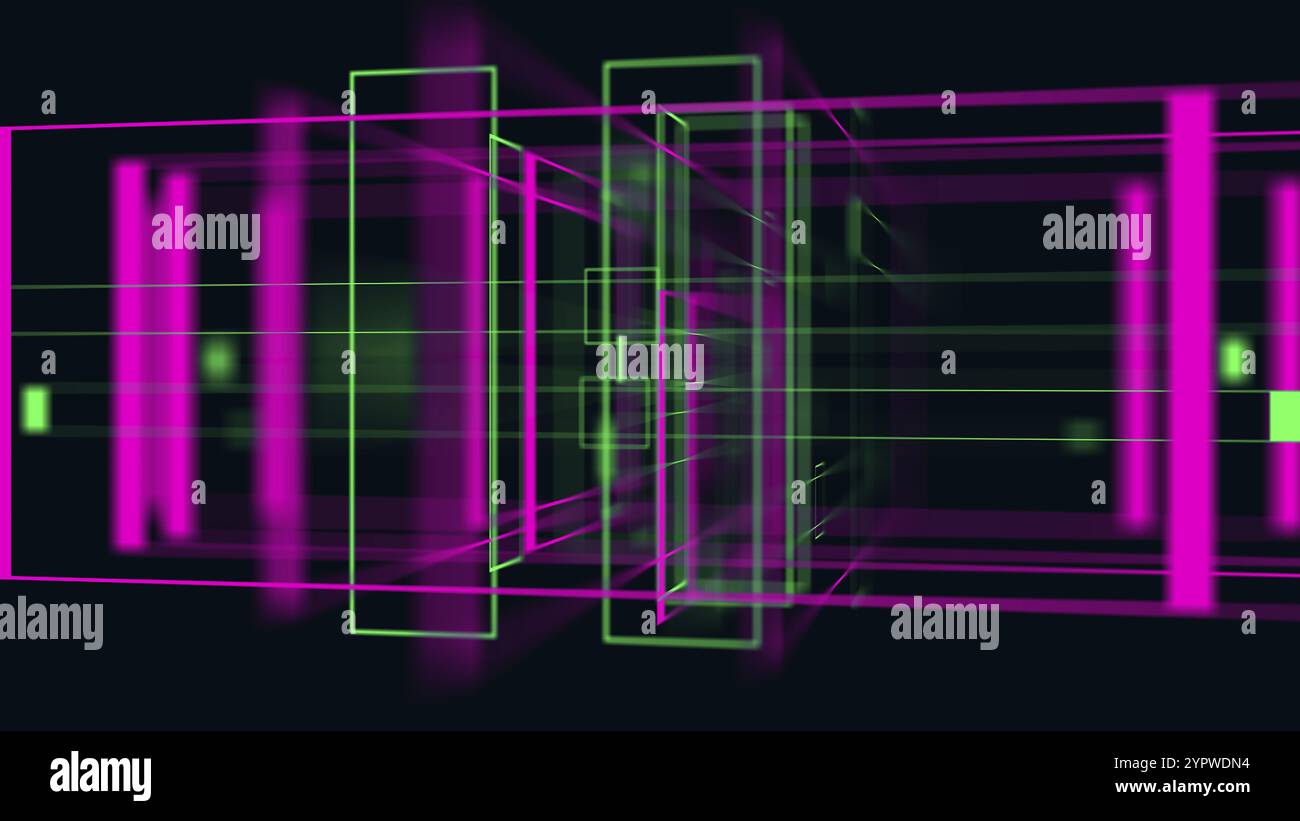 Vj loop neon green color hi-res stock photography and images - Alamy