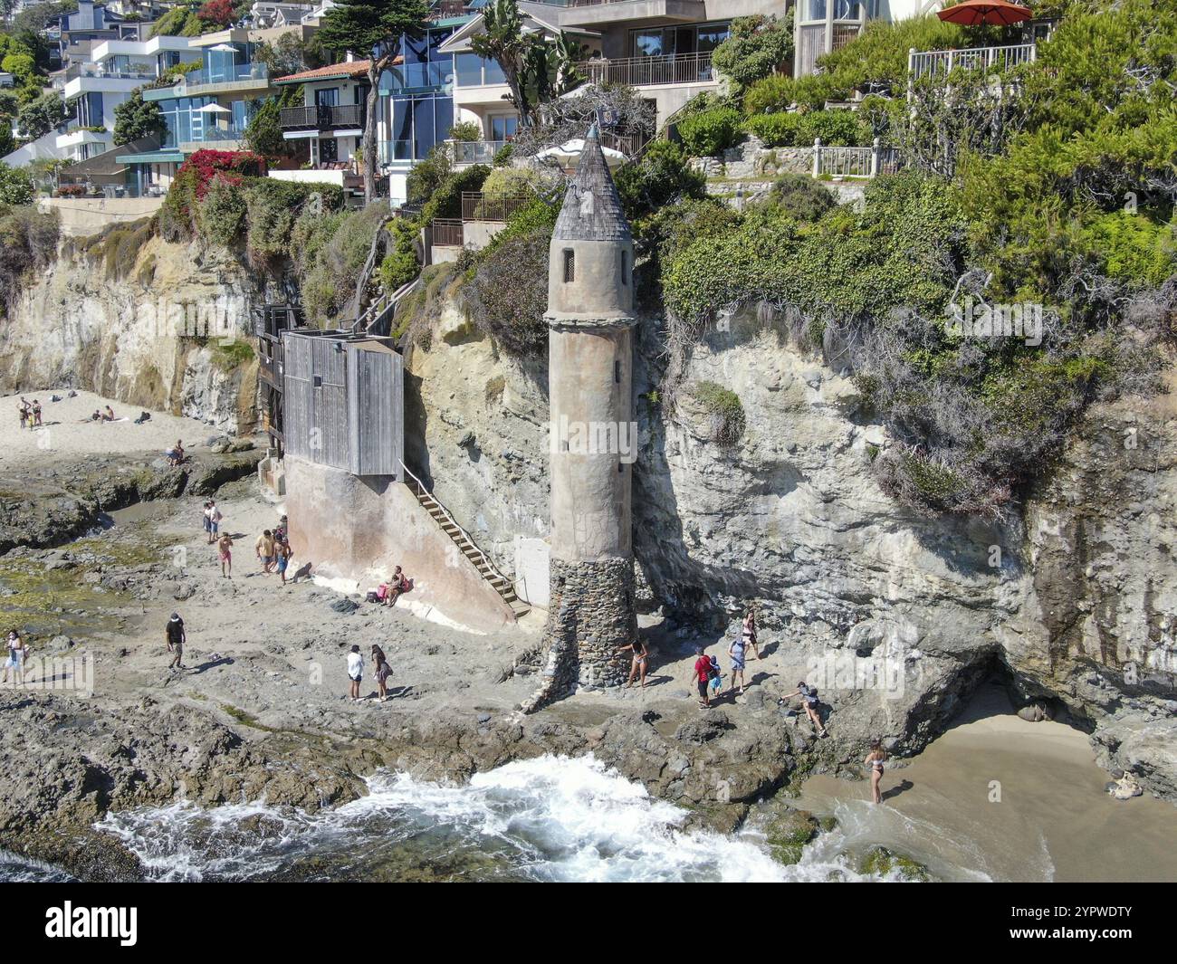 Victoria beach pirate tower hi-res stock photography and images - Alamy