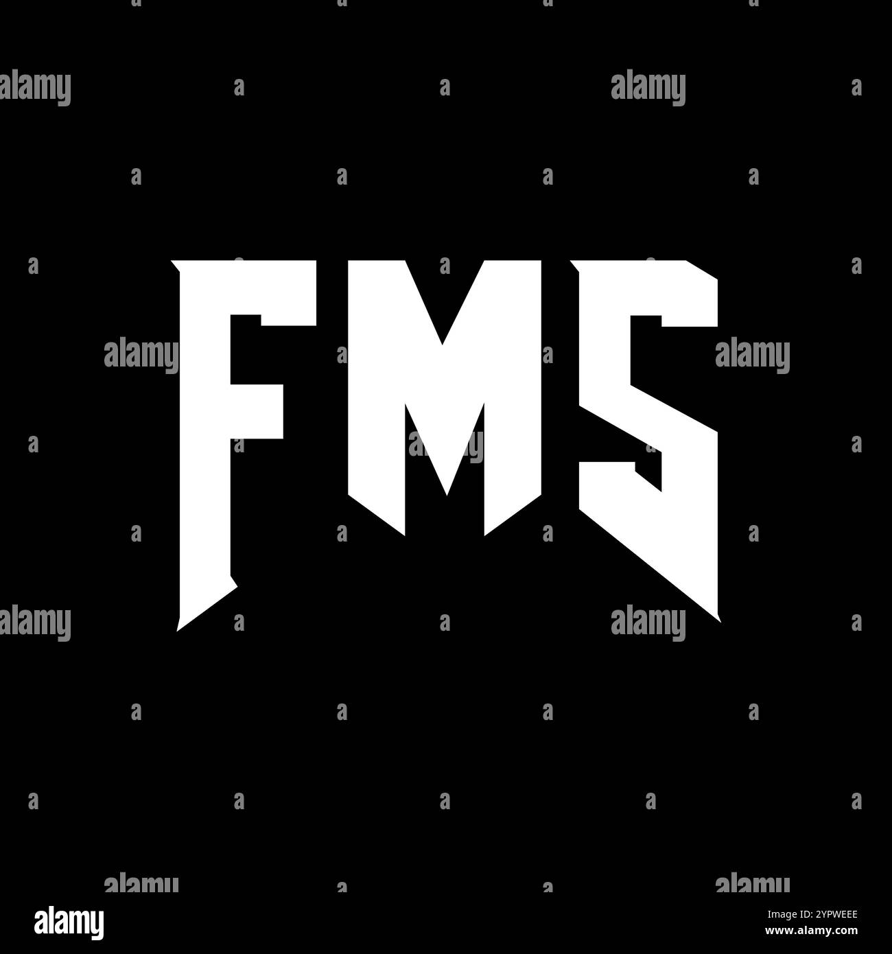 FMS letter logo design for technology company. FMS logo design black ...