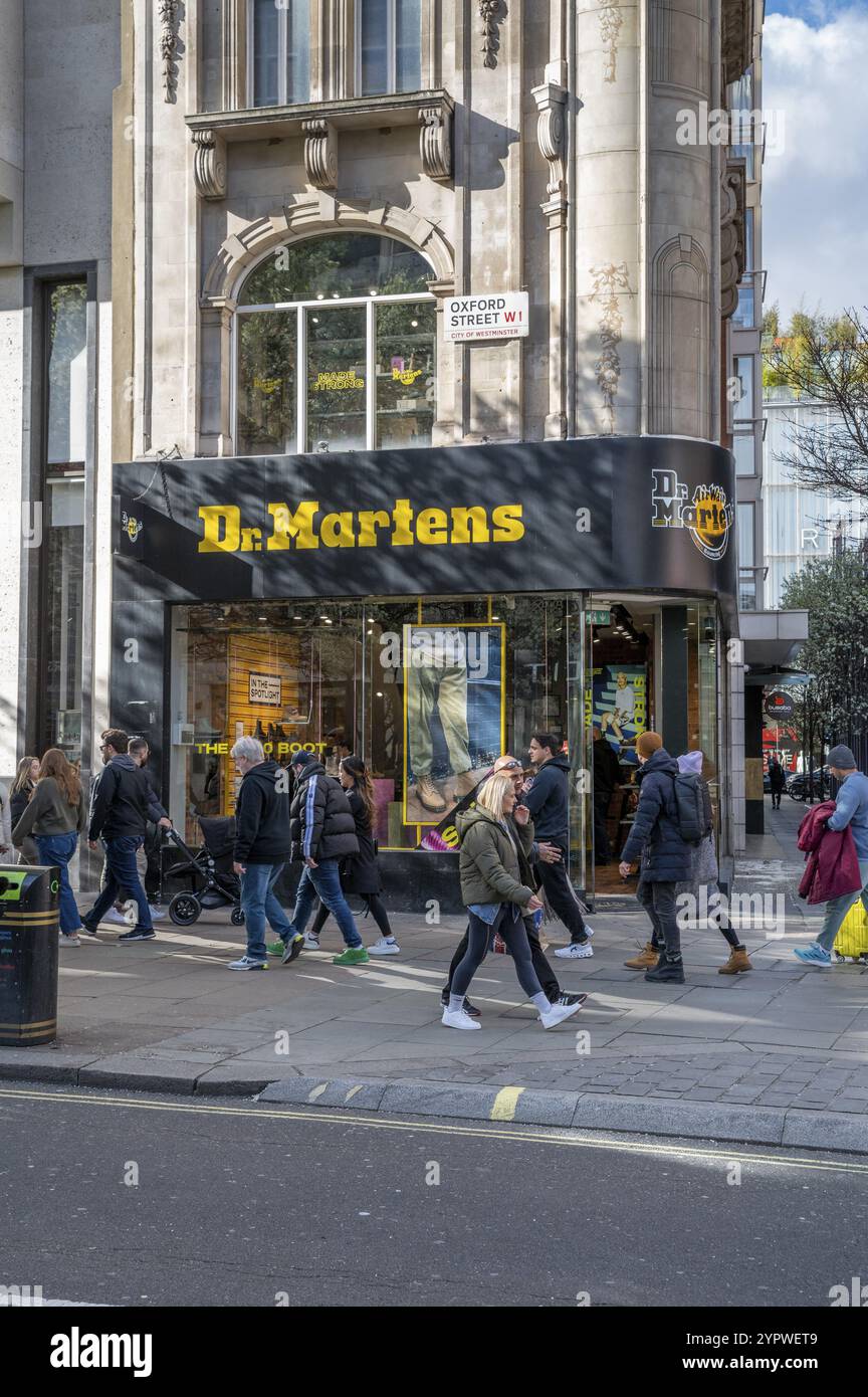 London, UK, March, 23, 2024 : Exterior of Dr Martens store in London ...