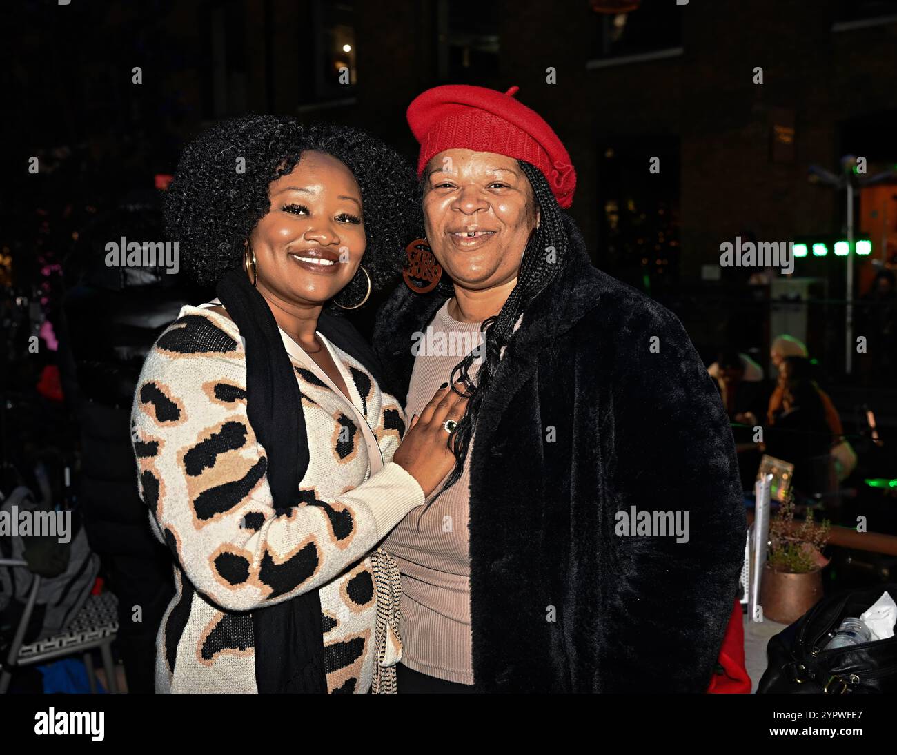 LONDON, ENGLAND: 1st December 2024: Jennifer Thomas and Gleniese Murry ...