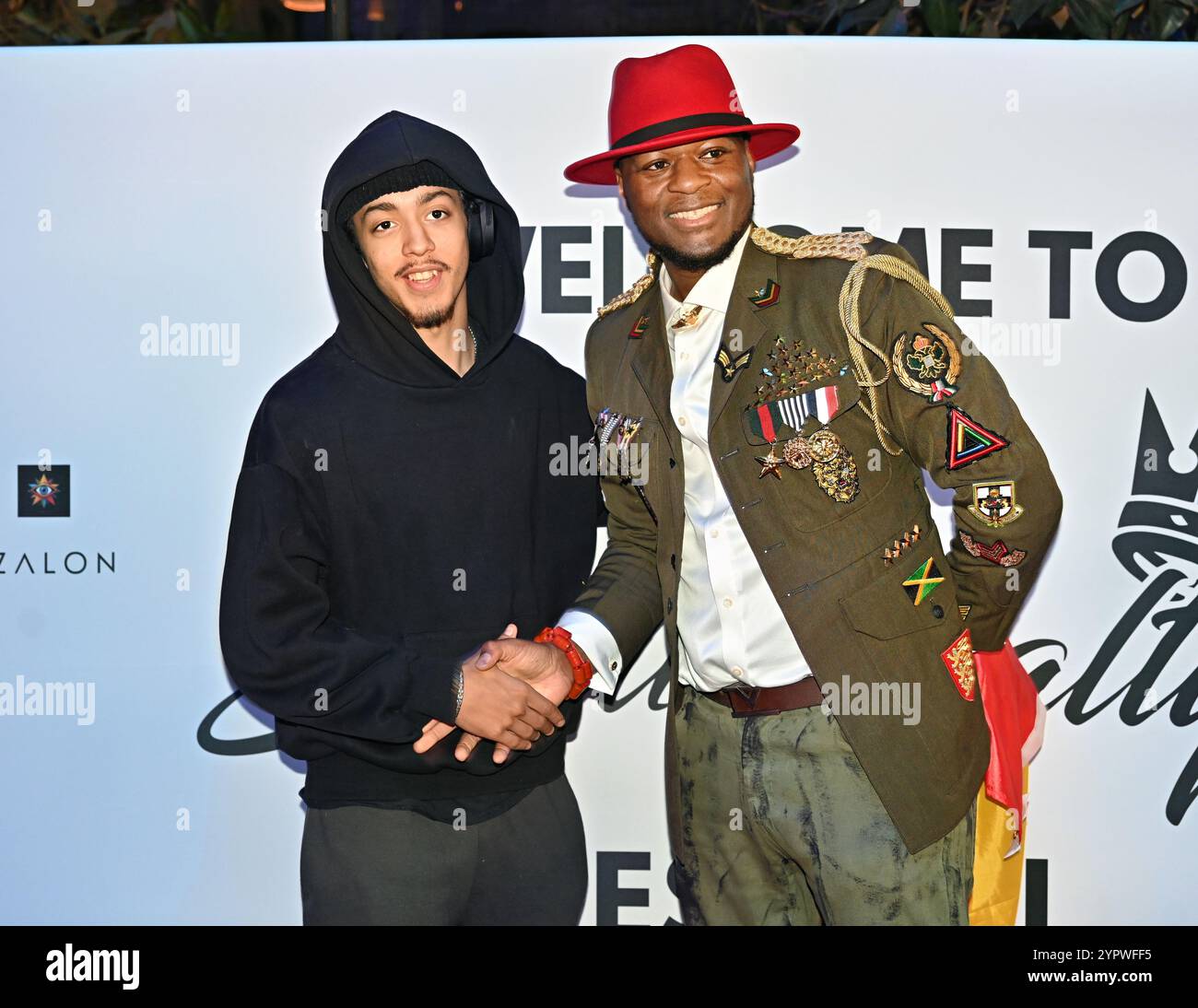 LONDON, ENGLAND: 1st December 2024: JD The Kid and Zalon Thompson ...