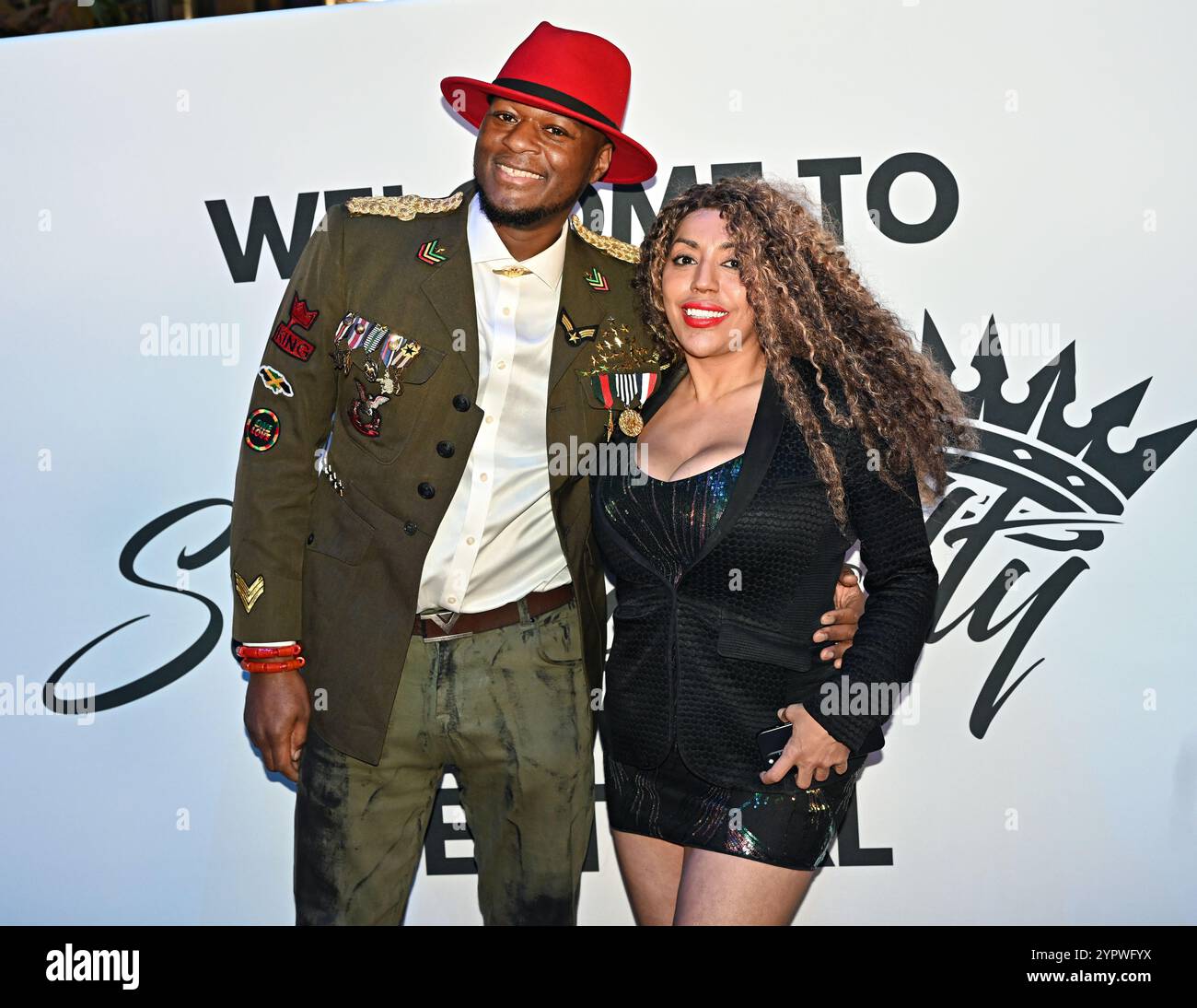 LONDON, ENGLAND: 1st December 2024: Zalon Thompson and Shadia Daho ...