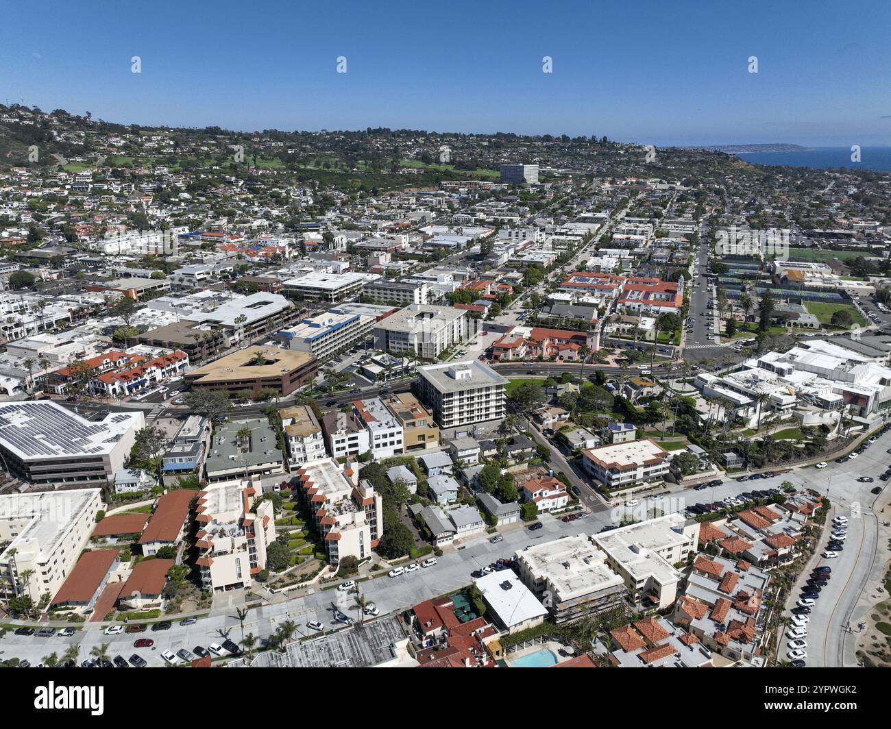 Aerial view of La Jolla town, San Diego California. travel destination ...