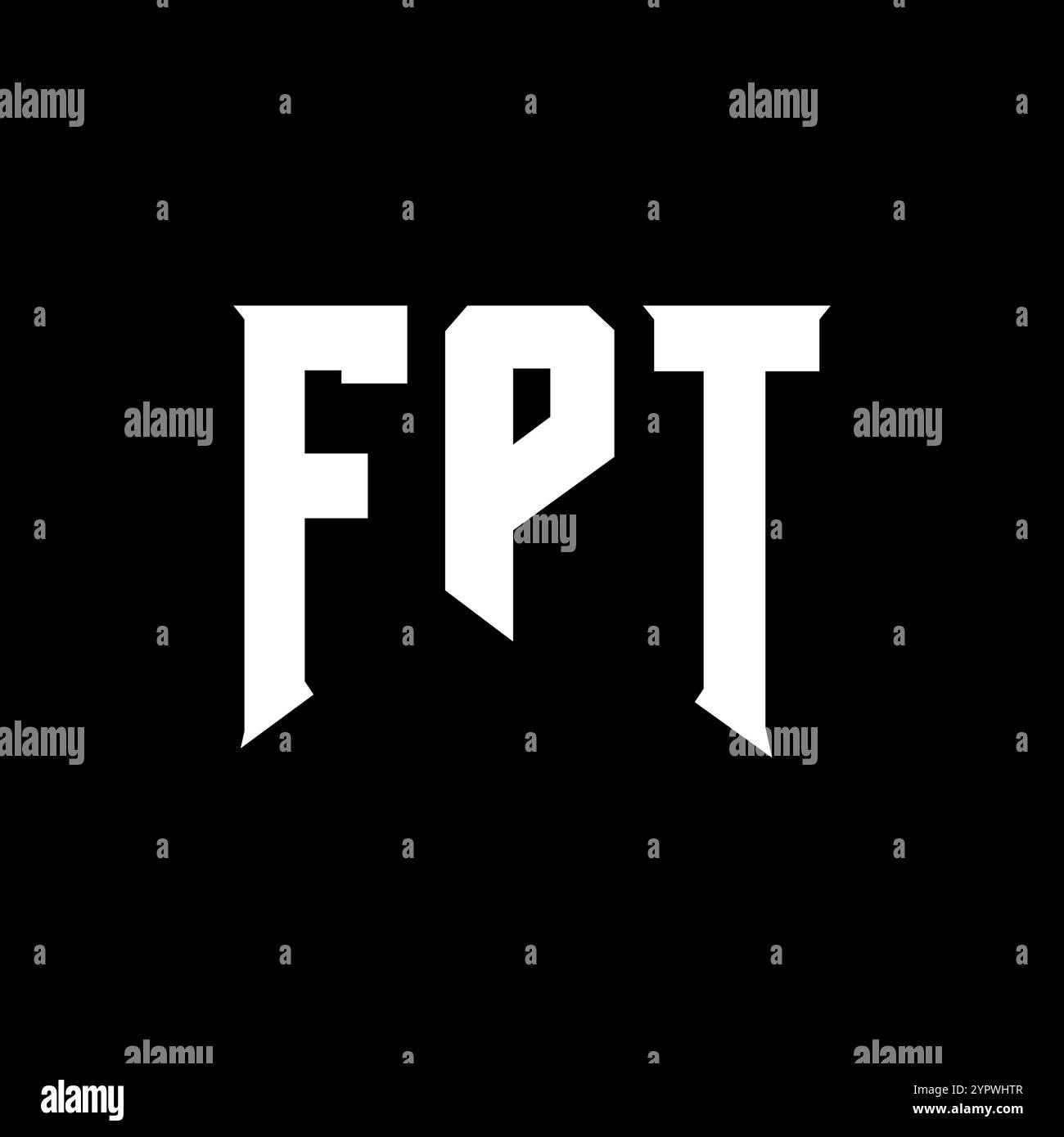 Fpt Letter Logo Design For Technology Company Fpt Logo Design Black