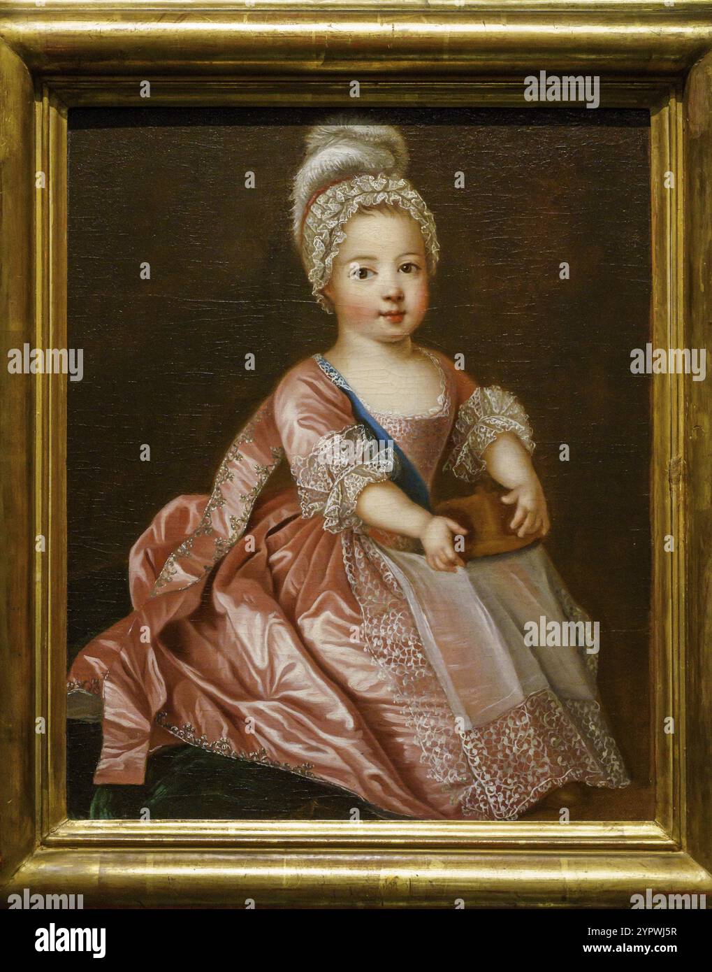 Louis XV of France Delfin, 1712, Pierre Gobert and studio, french school, Nins, portraits of ...