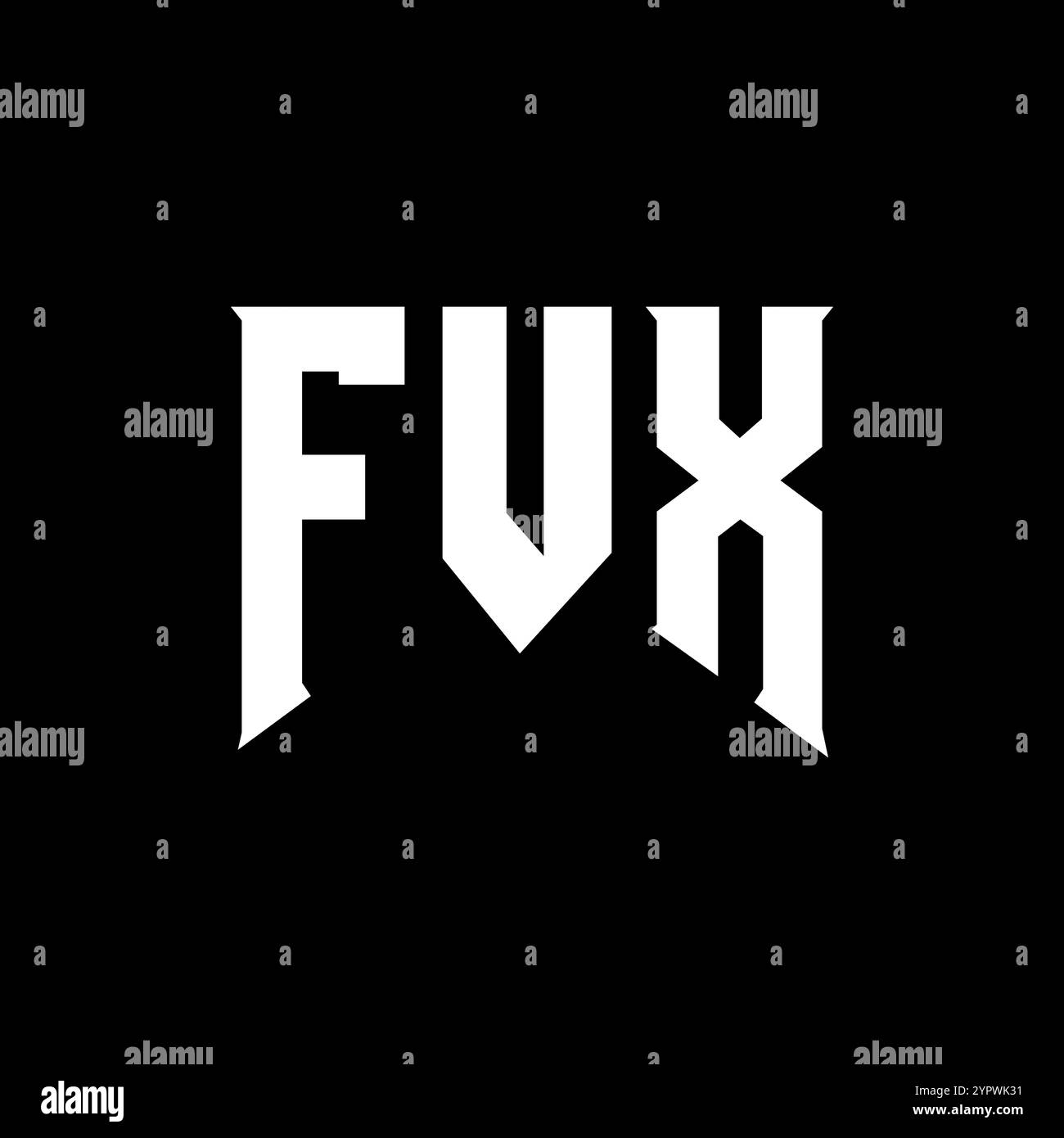 FVX letter logo design for technology company. FVX logo design black ...