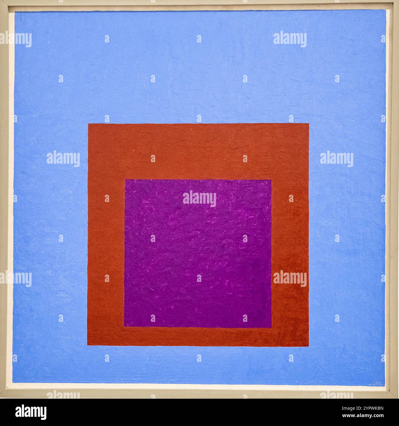 Color Study for Homage to the Square, 1976, oil on masonite, Josef ...