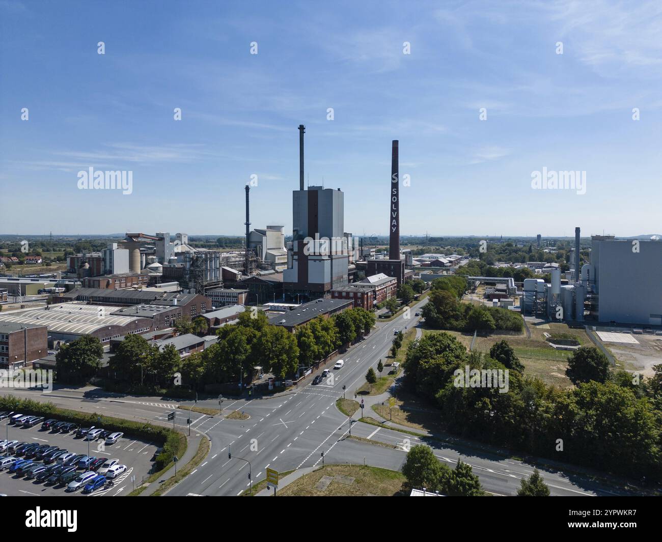 Solvay chemical plant in Rheinberg Stock Photo - Alamy