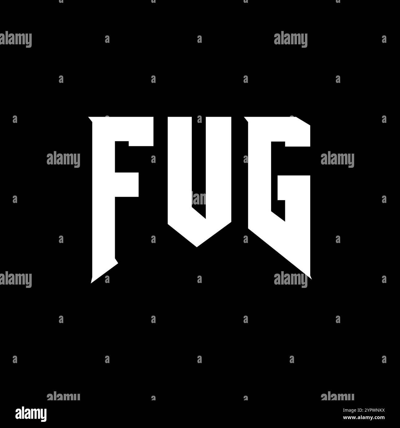 Fug logo design Stock Vector Images - Alamy