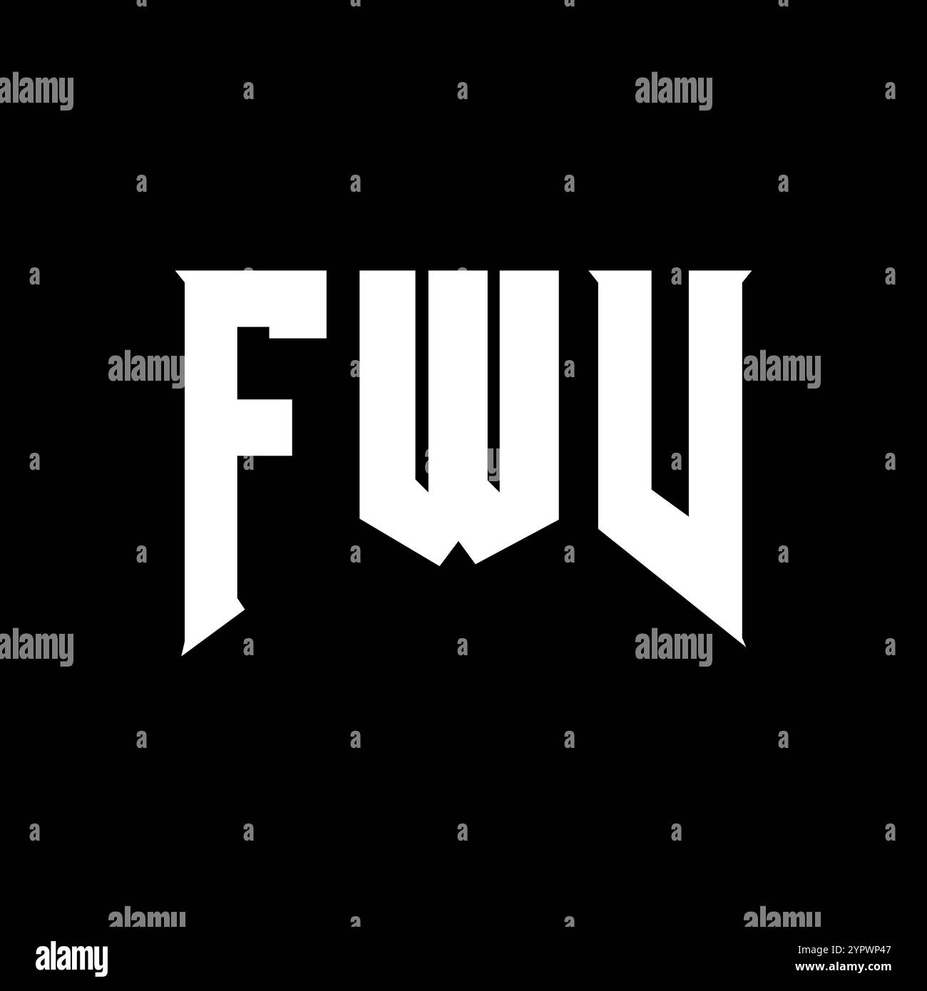 Fwv logo design hi-res stock photography and images - Alamy