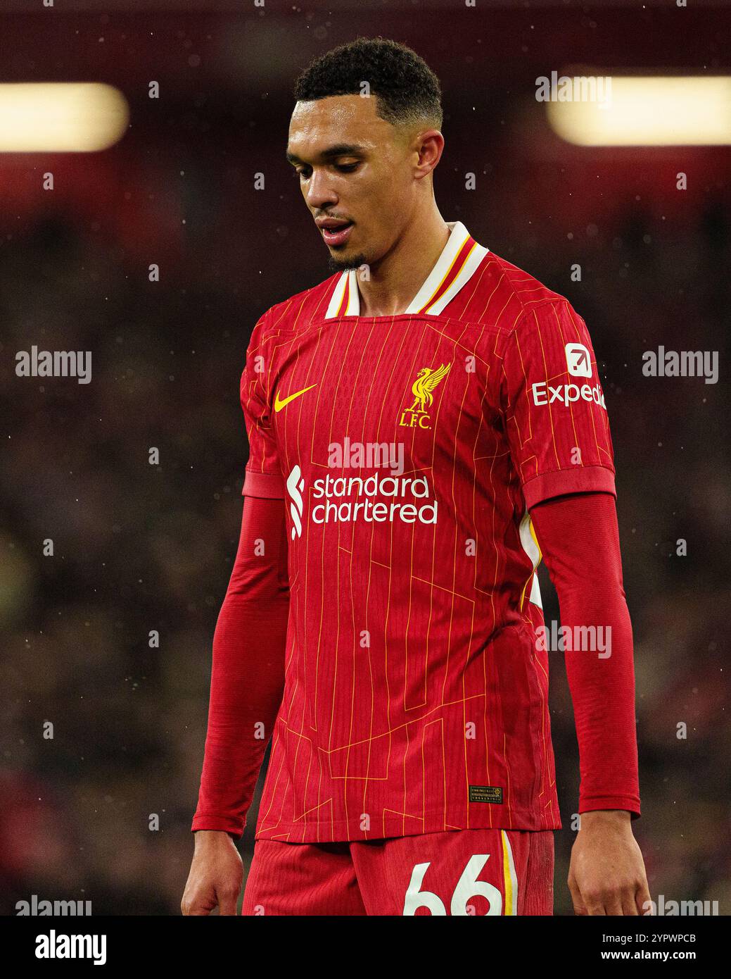 Liverpool's Trent Alexander-Arnold is seen during the Premier League ...