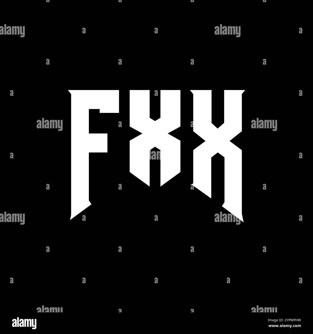 FXX letter logo design for technology company. FXX logo design black ...
