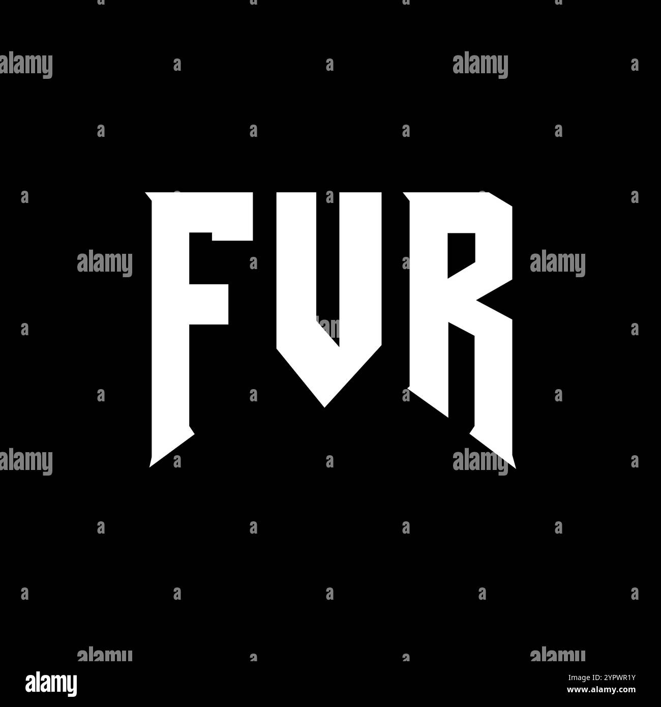 FVR letter logo design for technology company. FVR logo design black ...