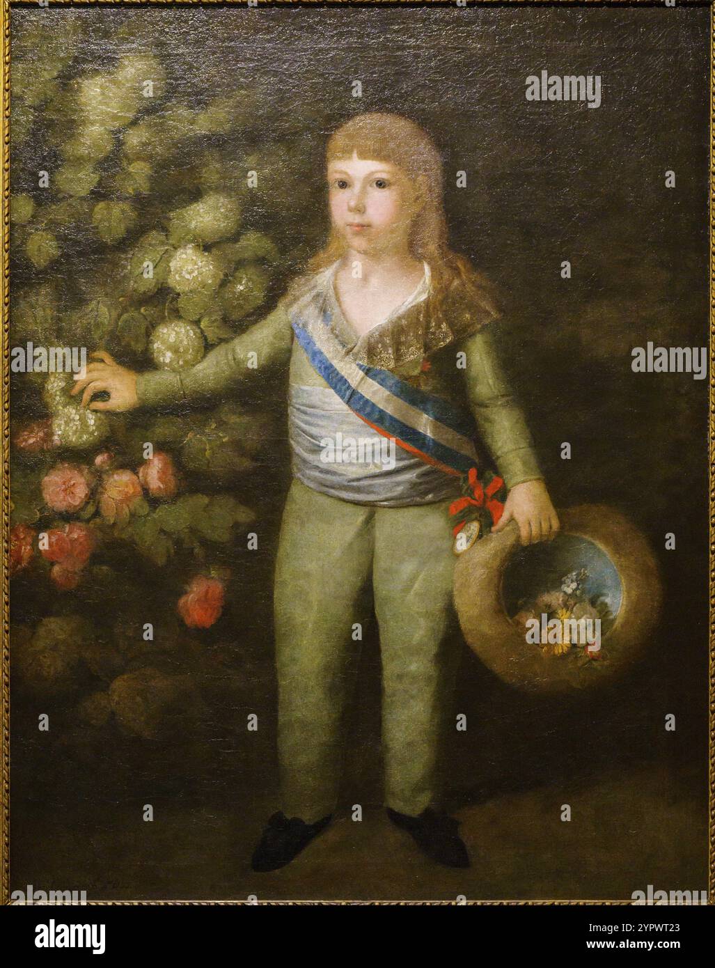 Portrait of infante Francisco de Paula, 1799, Antonio Carnicero, spanish school, Nins, portraits ...