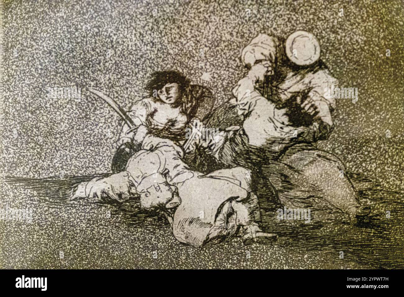 The disasters of war, no. 4: Women give courage, 1810 -1814, Francisco ...