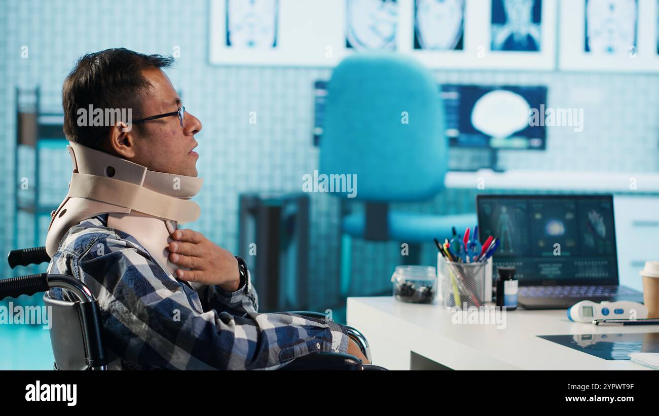 Indian patient impairment cervical foam hi-res stock photography and ...