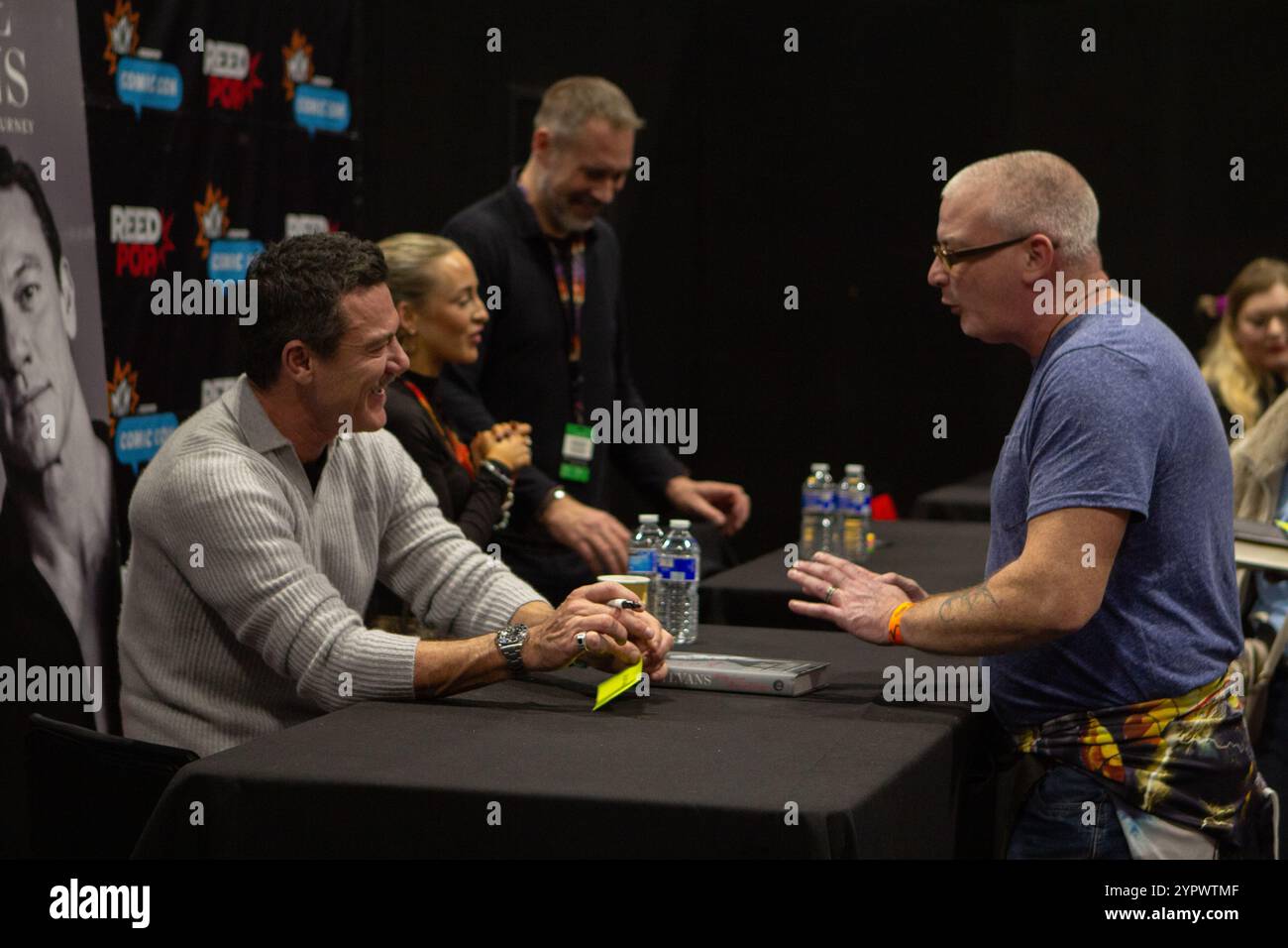 Hollywood actor Luke Evans at MCM Comic Con in Birmingham NEC ...