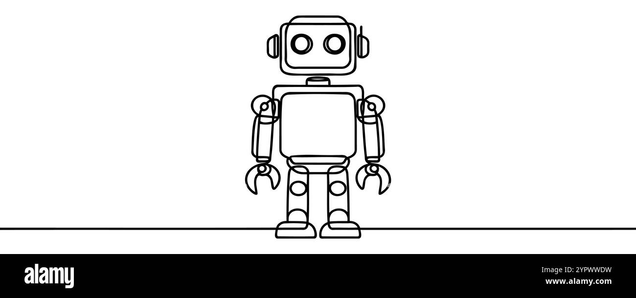 Chatbot icon simple line Cut Out Stock Images & Pictures - Alamy