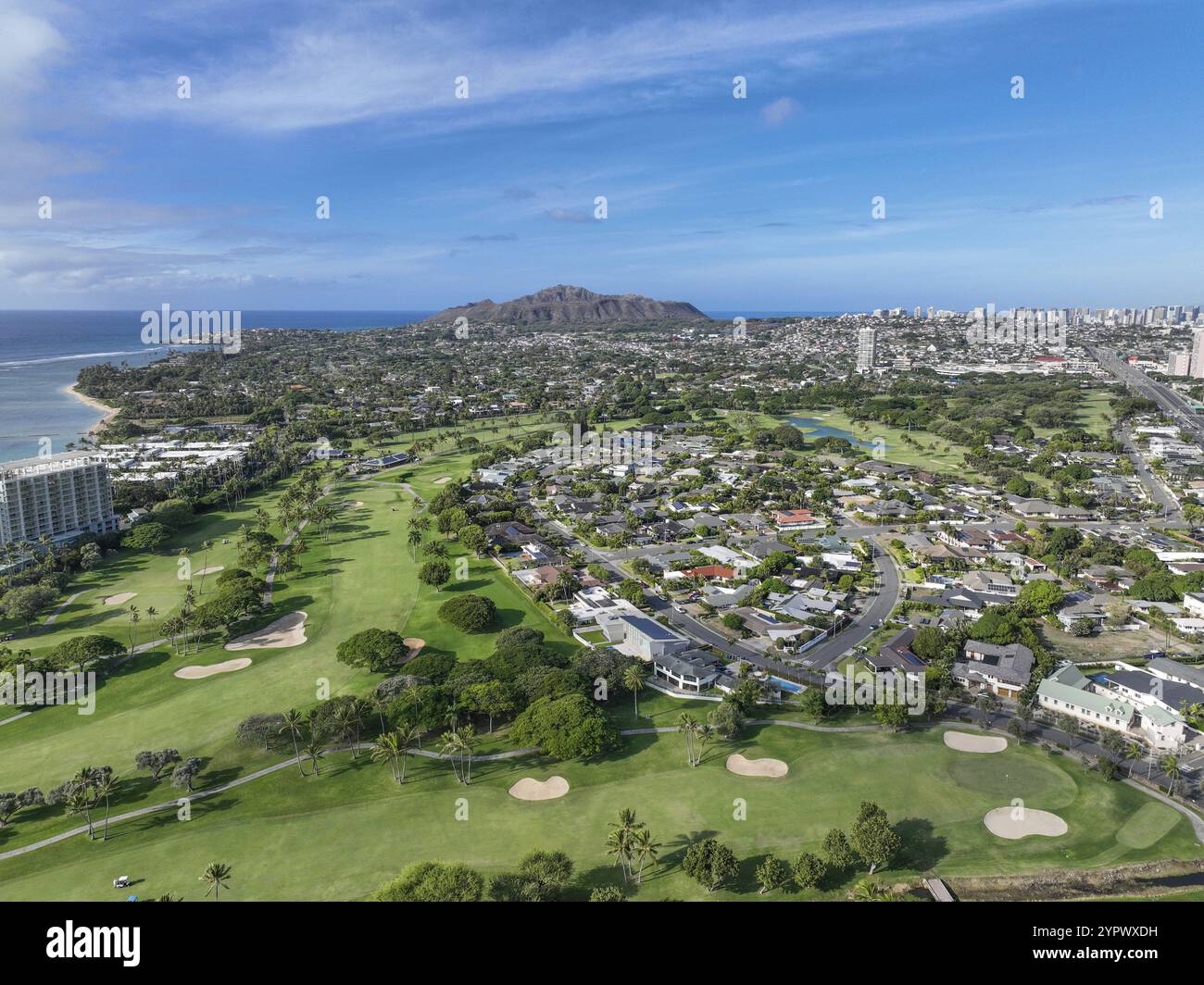 Honolulu hawaii oahu golf hi-res stock photography and images - Alamy