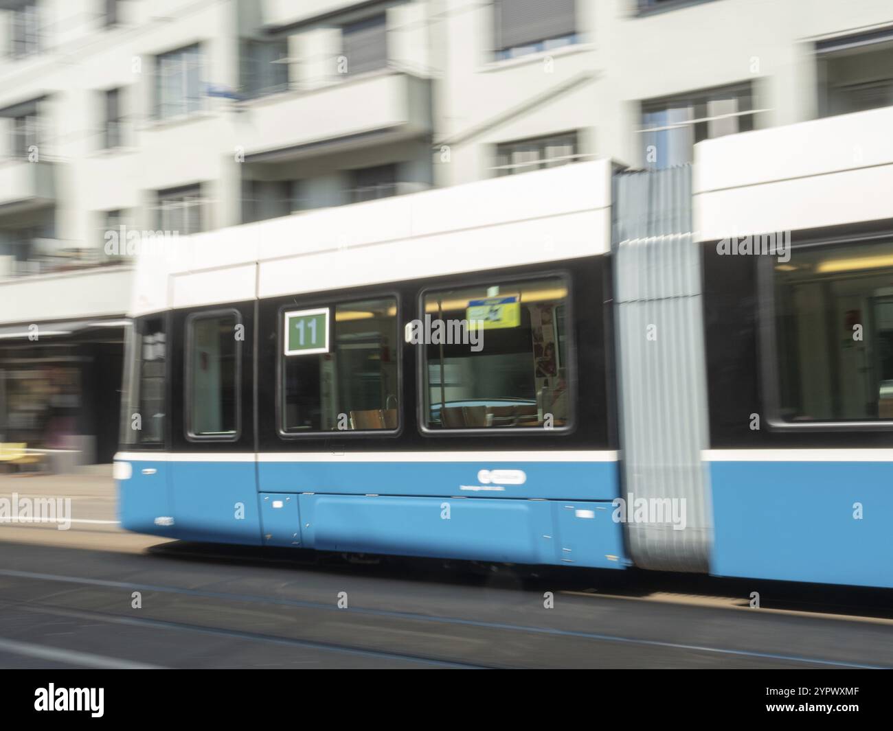 Zurich, Switzerland, is famous for its public transport tram network ...