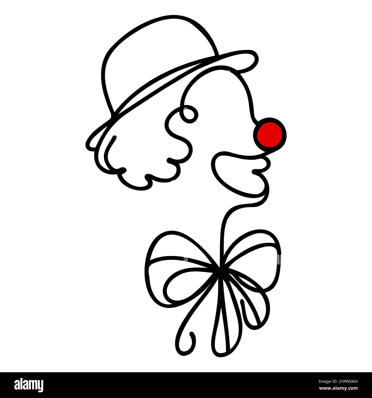 One single line man Stock Vector Images - Alamy