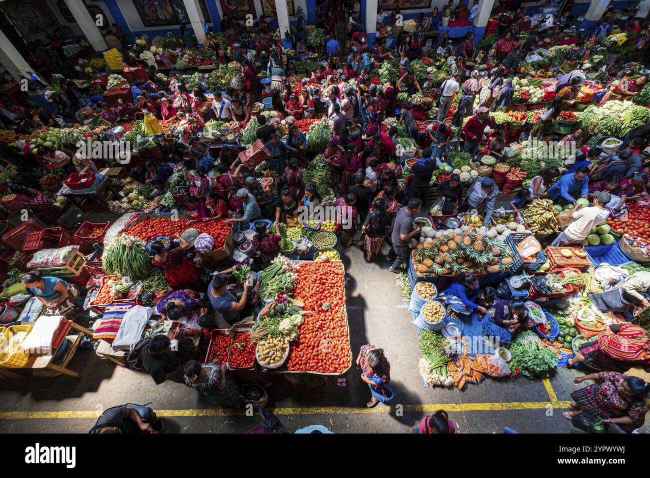 Mercado tradicional, Chichicastenango, Quiche, Guatemala, America Central, Central America Stock ...